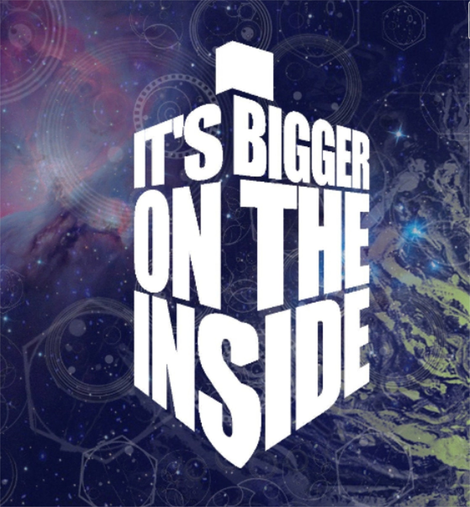 Tardis SVG Dr Who Bigger on the Inside Clipart Download Cut | Etsy