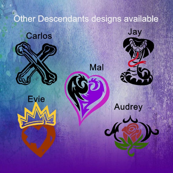El Logo De Los Descendientes Auradon Quality Prep Descendants Pin