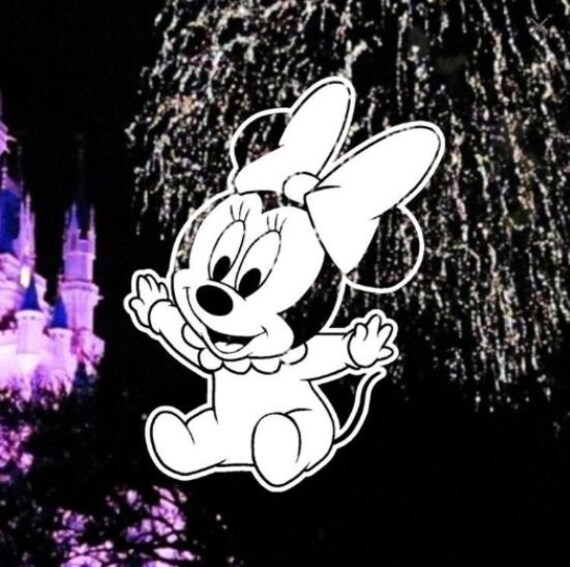Baby Minnie Mouse Black And White