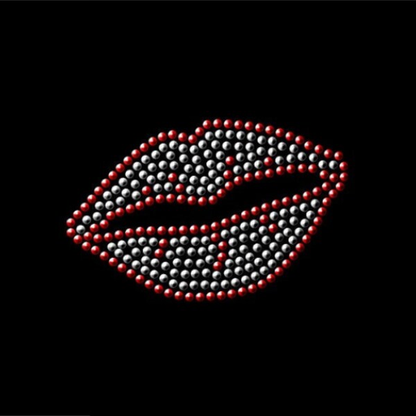 Rhinestone Lips - Etsy