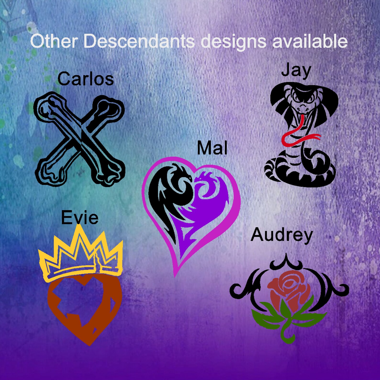 Descendants Symbol SVG Audrey Daughter of Princess Aurora and Prince ...