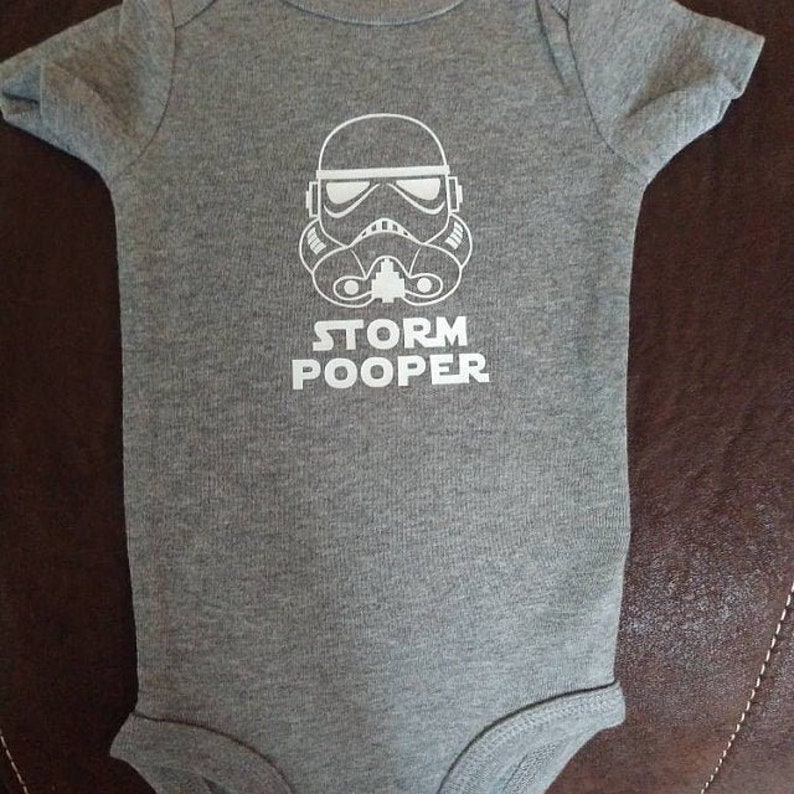Storm Pooper Trooper SVG Baby Starwars Onesie Downloadable for Cricut ...