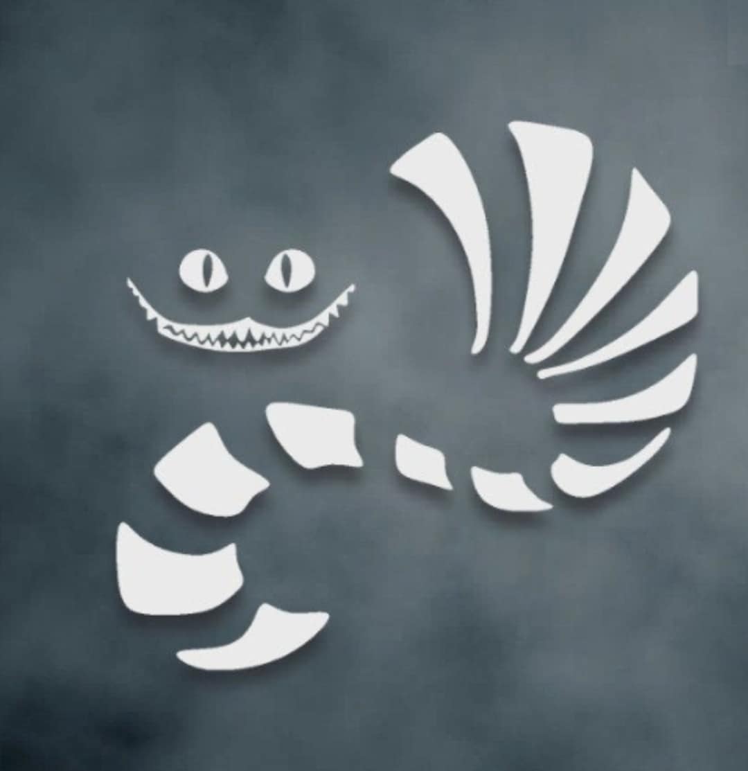 Cheshire Cat SVG PNG Alice in Wonder Land Cheshire Cat Download ...
