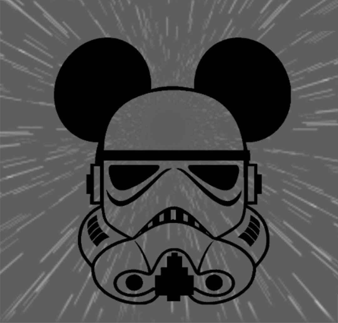Storm Trooper Mickey SVG Decal Star Wars Clipart Download Cut With ...