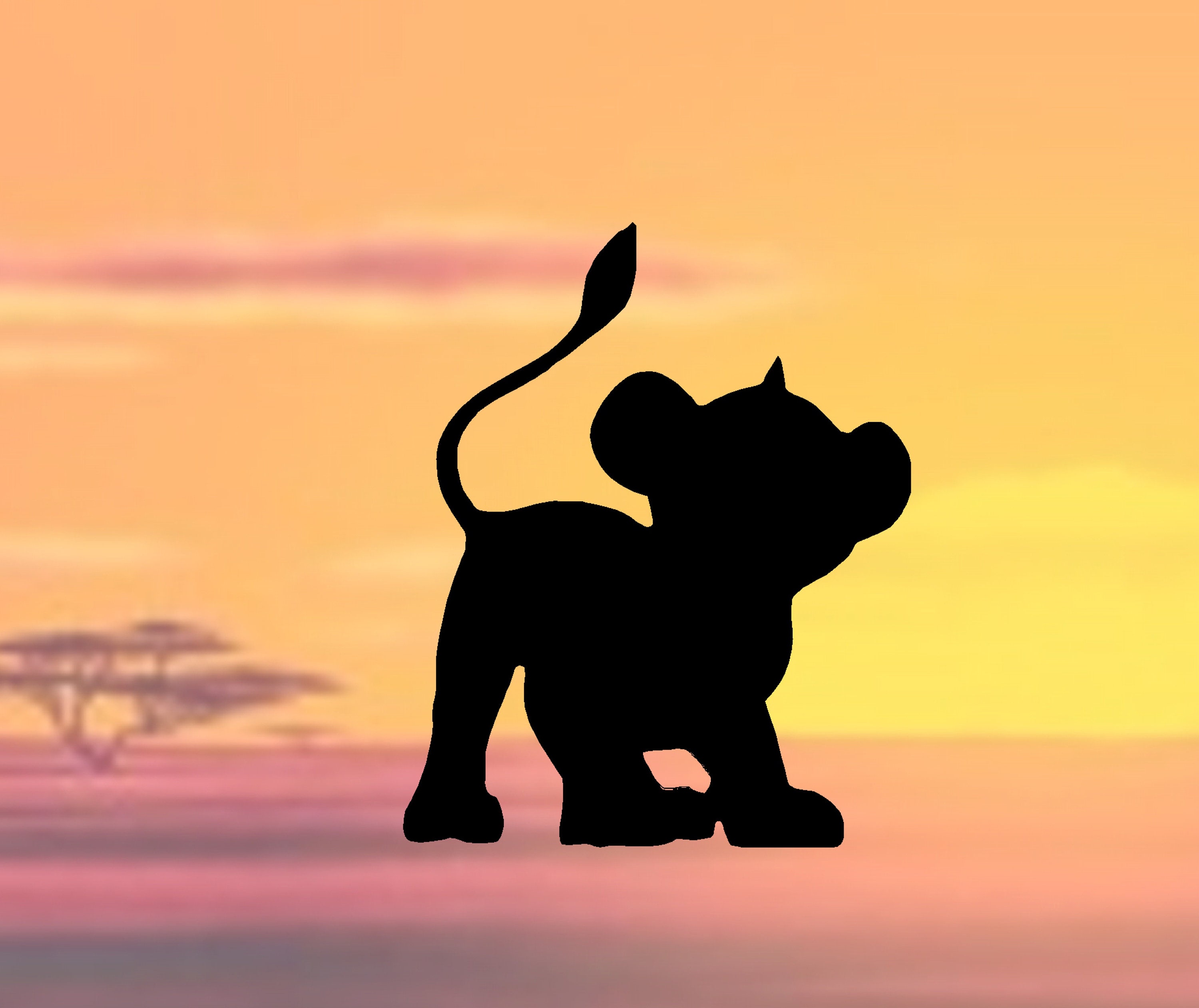 Lion King Simba Silhouette