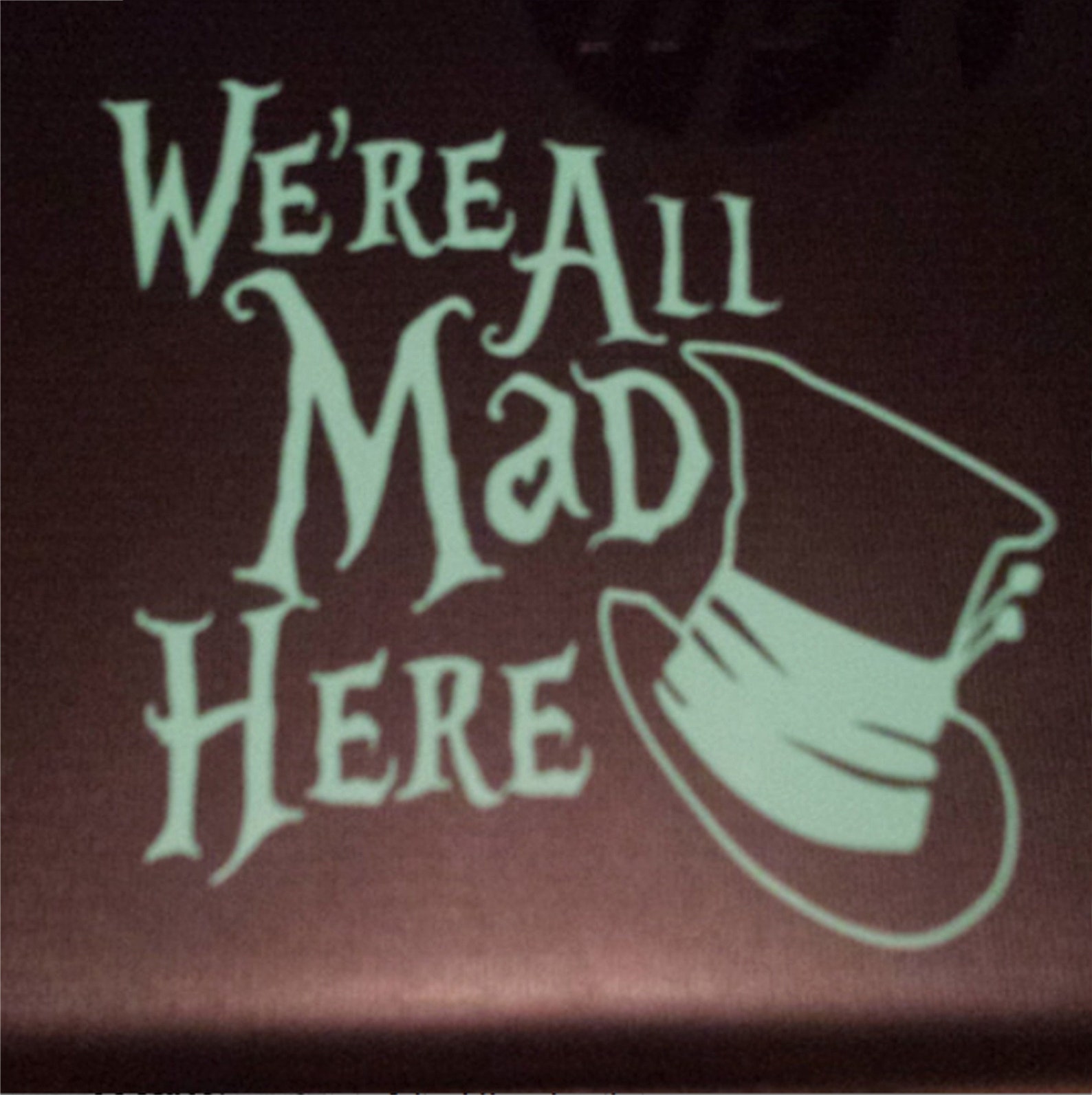 Mad Hat SVG We're All Mad Here Alice in Wonder Land SVG | Etsy