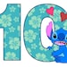 Stitch Birthday Age 10 PNG Instant Download Ready to Print for Shirt ...