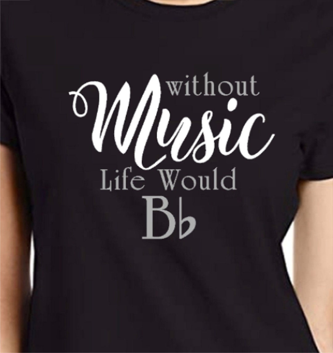 Music SVG Life With Music Without Music Would Be Flat Clipart Download ...
