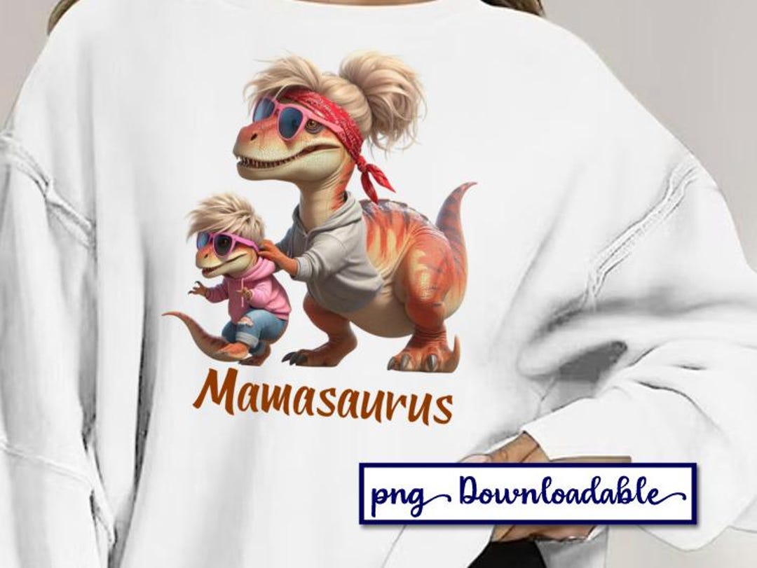 Mamasaurus PNG Download Mama of Dinosaur Loving Boy Dyesub Printing Mug ...