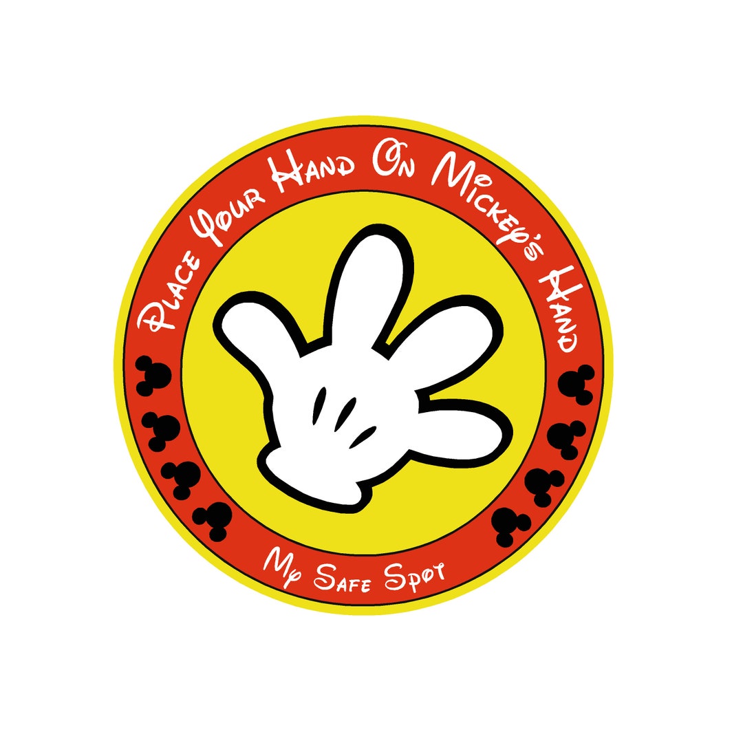 My Safe Spot Car Magnet Decal for Kids Child Safety ~ Place Hand on ...