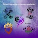 Descendants Symbol SVG Carlos Bones Oscar De Vil - Etsy