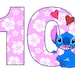 Stitch Birthday Age 10 PNG Instant Download Ready to Print for Shirt ...