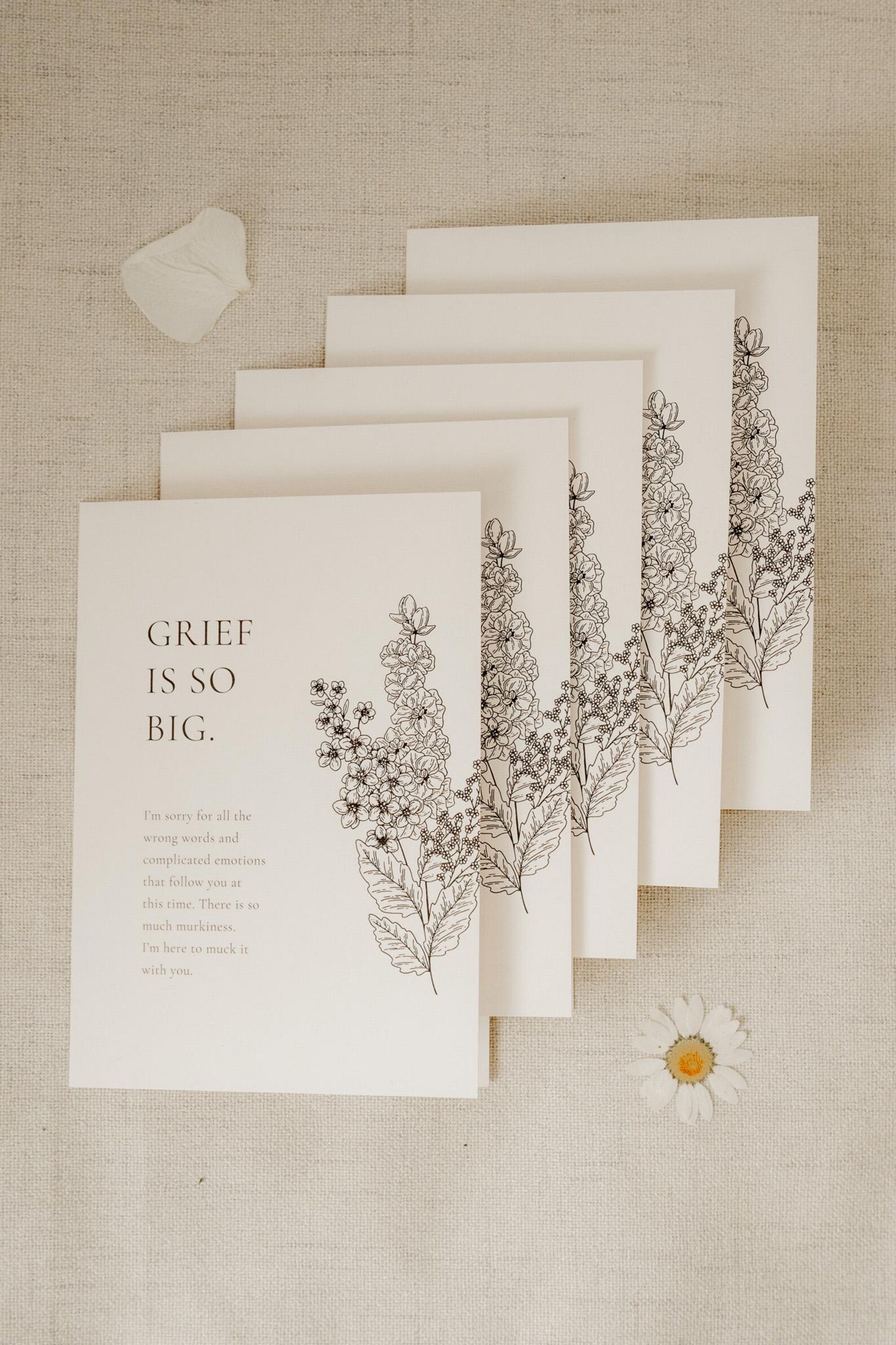 Personal Grief, Not Sympathy, Cards - Etsy
