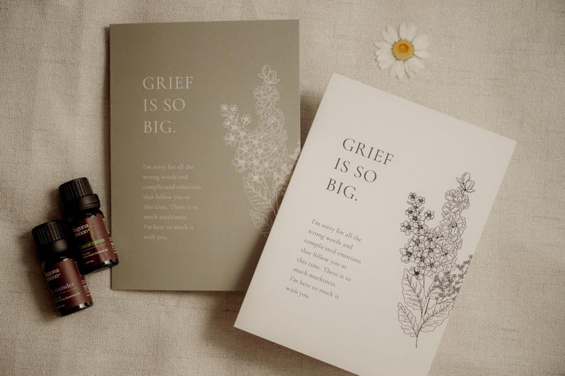 Personal Grief, Not Sympathy, Cards - Etsy