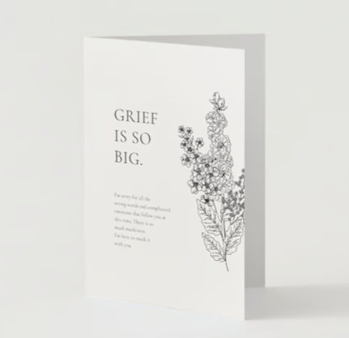 Personal Grief, Not Sympathy, Cards - Etsy