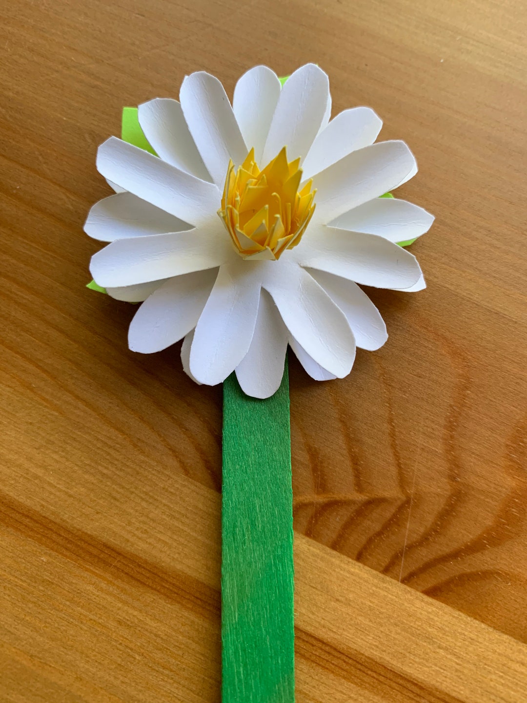 Daisy Bookmark, Paper Flower Bookmark, Flower Bookmark, Book Lover Gift ...