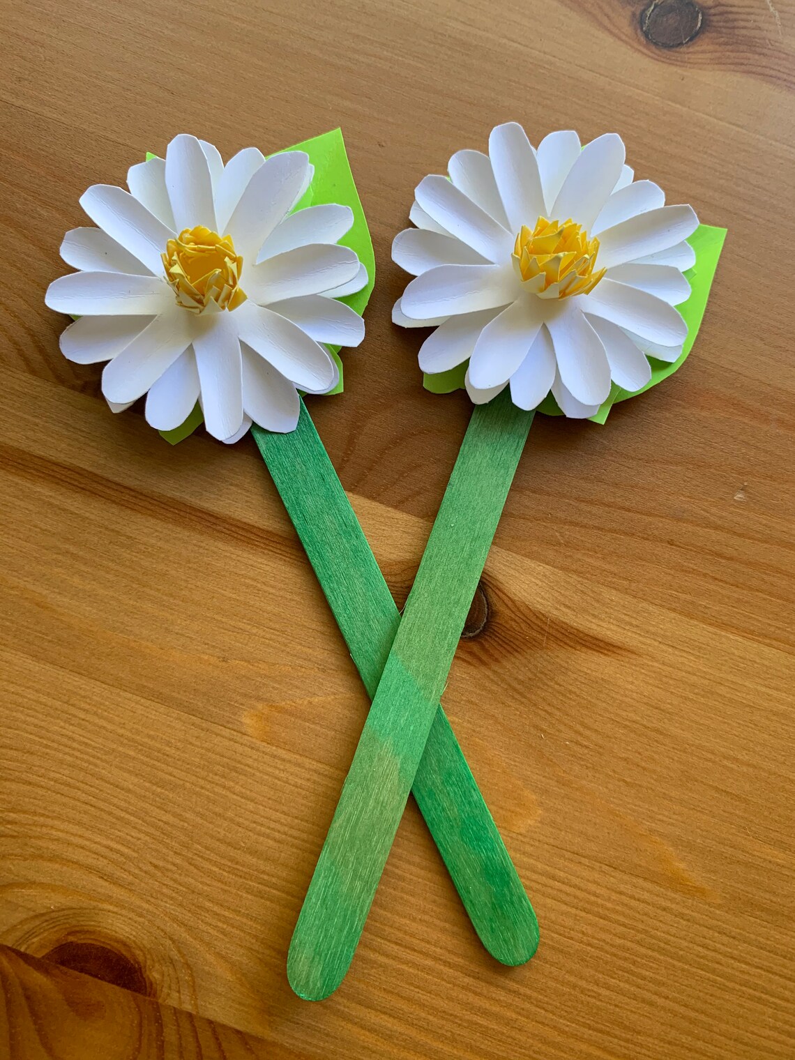 Daisy Bookmark, Paper Flower Bookmark, Flower Bookmark, Book Lover Gift ...