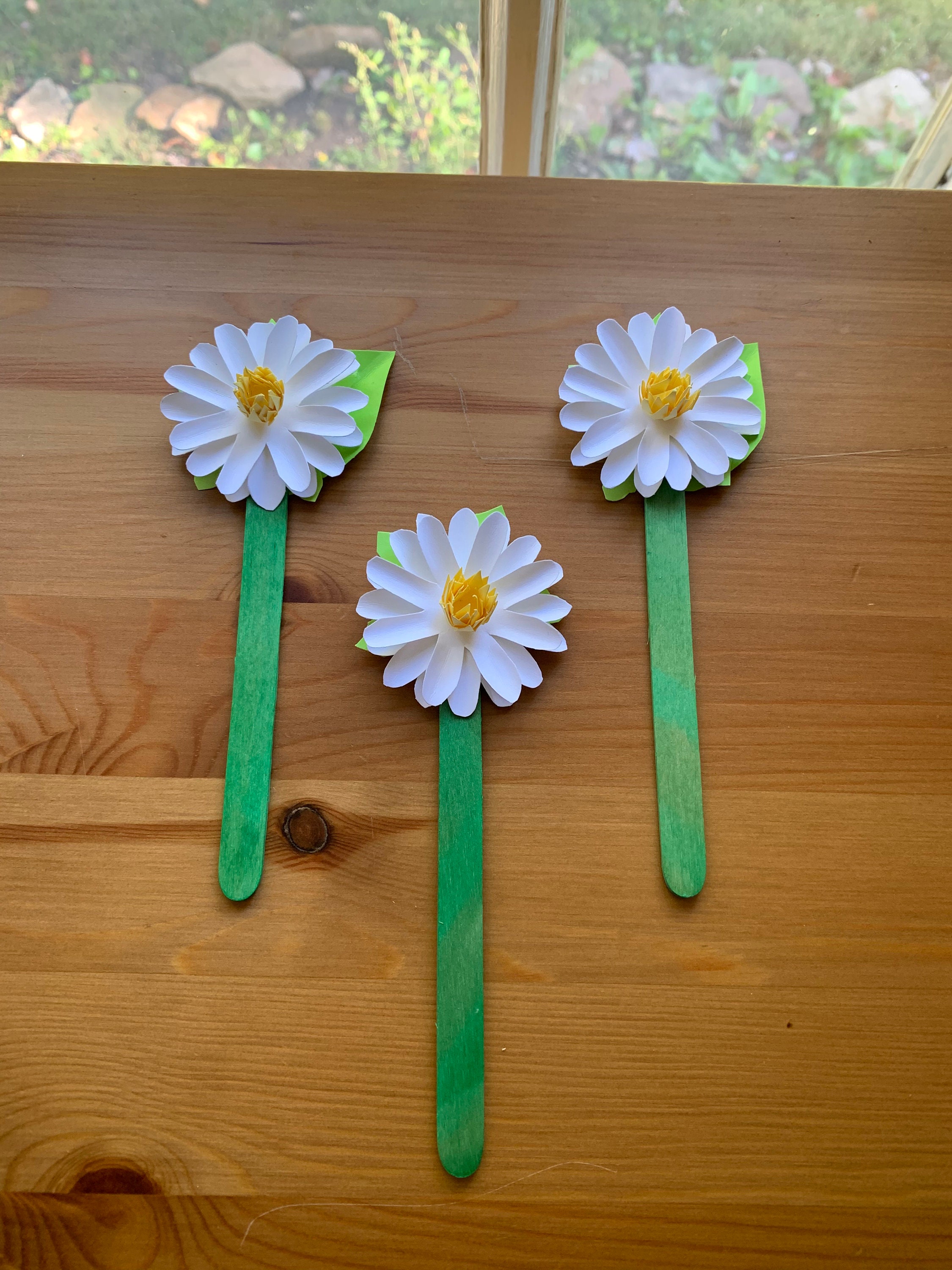 Daisy Bookmark, Paper Flower Bookmark, Flower Bookmark, Book Lover Gift ...