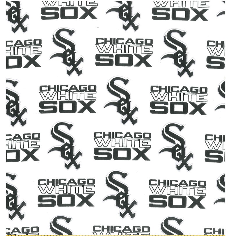 1 Yard MLB Chicago White Sox Cotton Fabric - Price per 1 Yard - Etsy