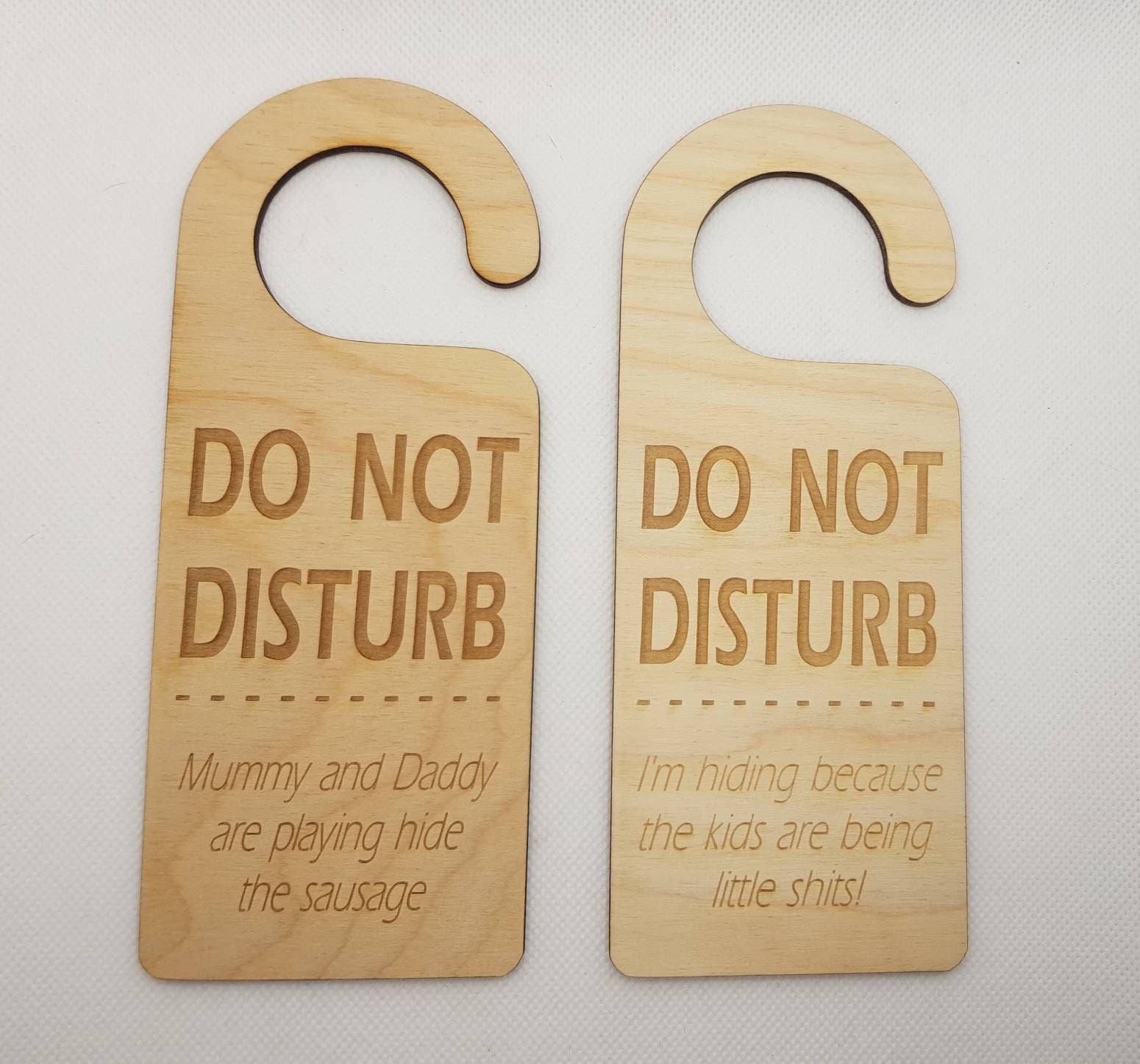 Funny Rude Door Hanger Wooden Novelty Door Sign Do Not Etsy