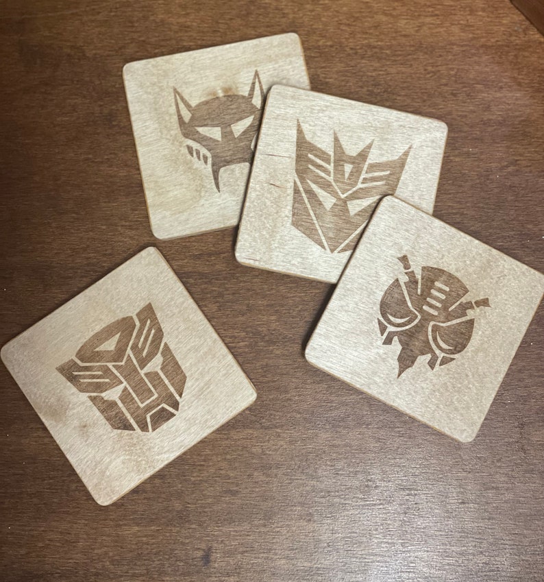 Transformers Coaster Set - Etsy
