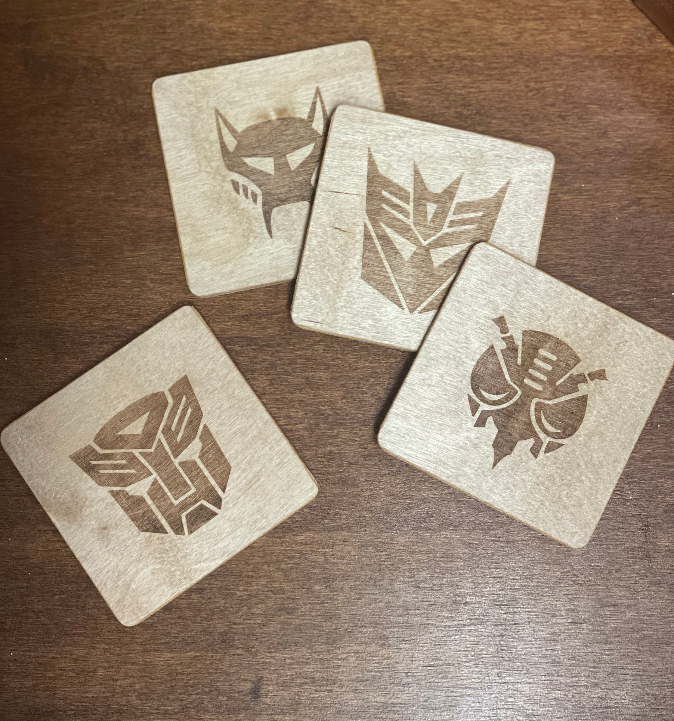 Transformers Coaster Set - Etsy