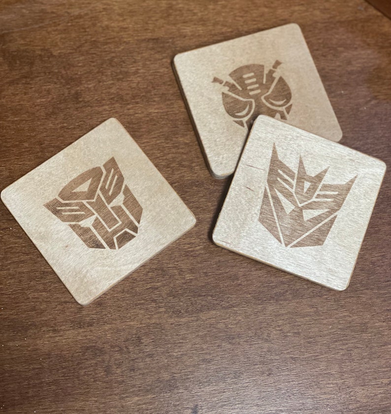 Transformers Coaster Set - Etsy