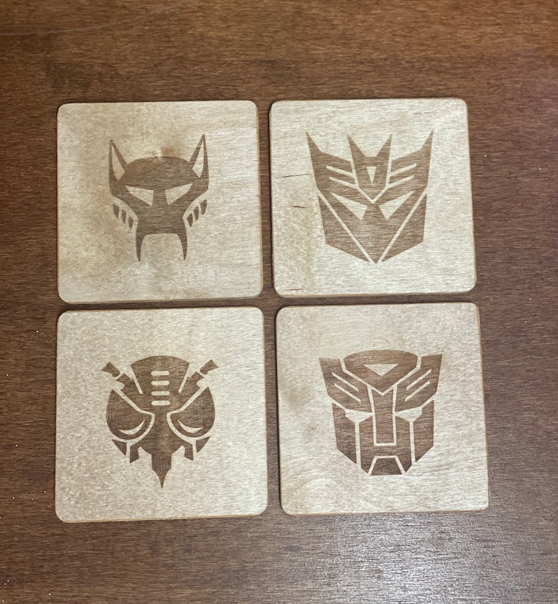 Transformers Coaster Set - Etsy