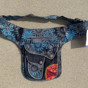 Boho Fanny Pack: Hippie Crossbody Travel Waist Bag - Etsy