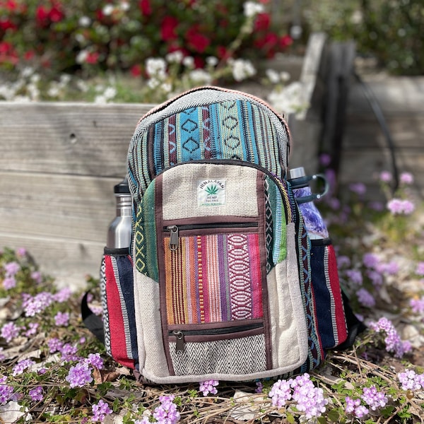 Boho Leather Backpack - Etsy