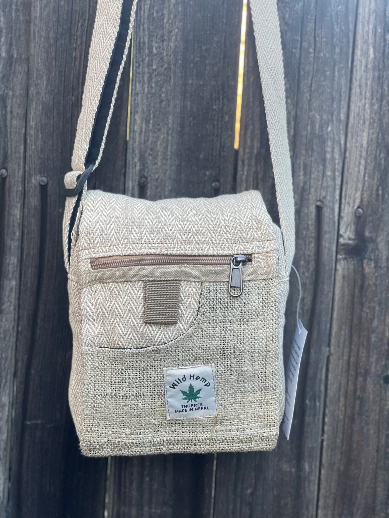 Himalayan Hemp Mini Bag 4 Pocket Wild Hemp Passport Bag PP Bag | Etsy