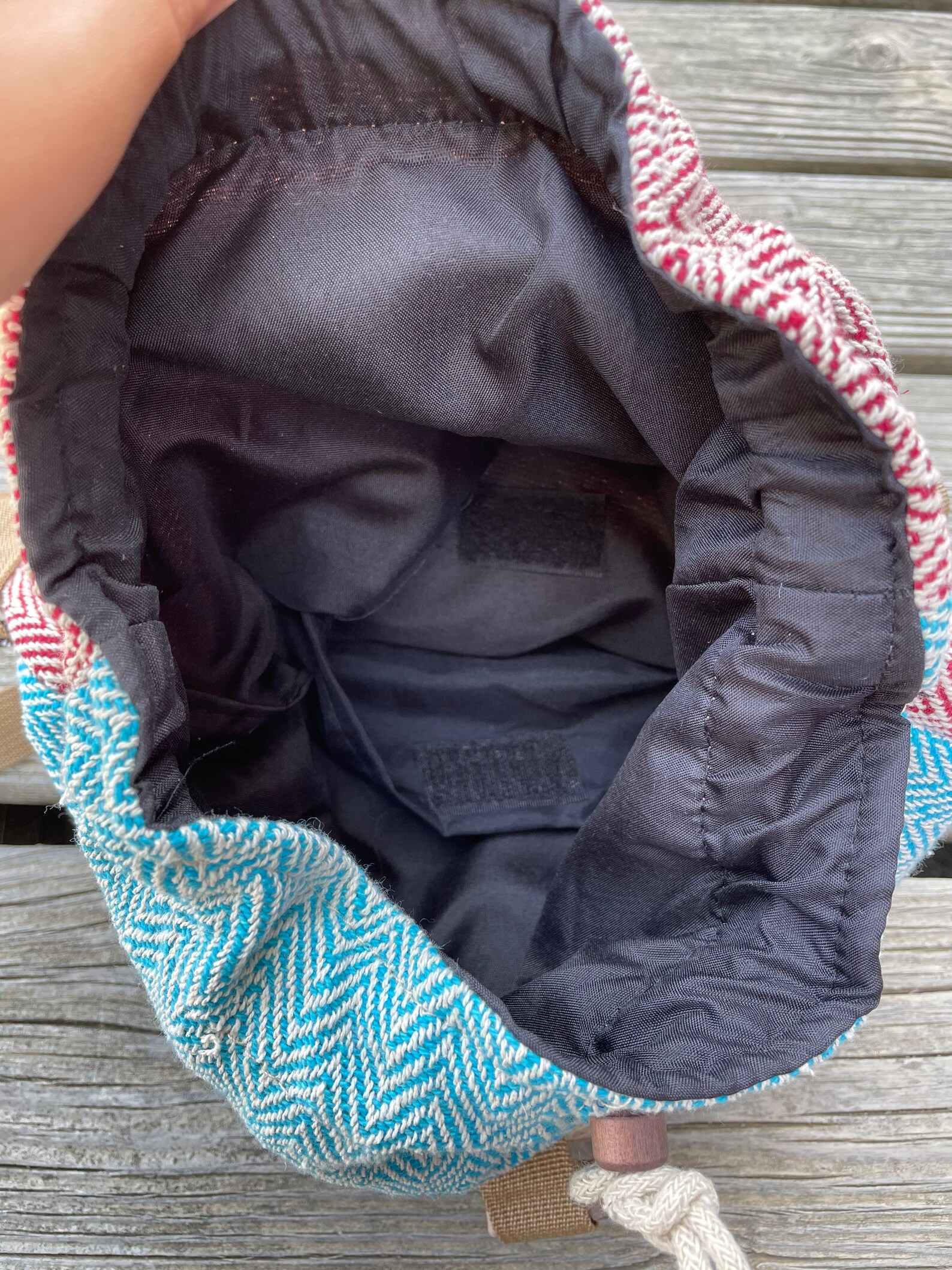 Multi-purpose Mini Himalayan Hemp Drawstring Backpack Rucksack | Etsy