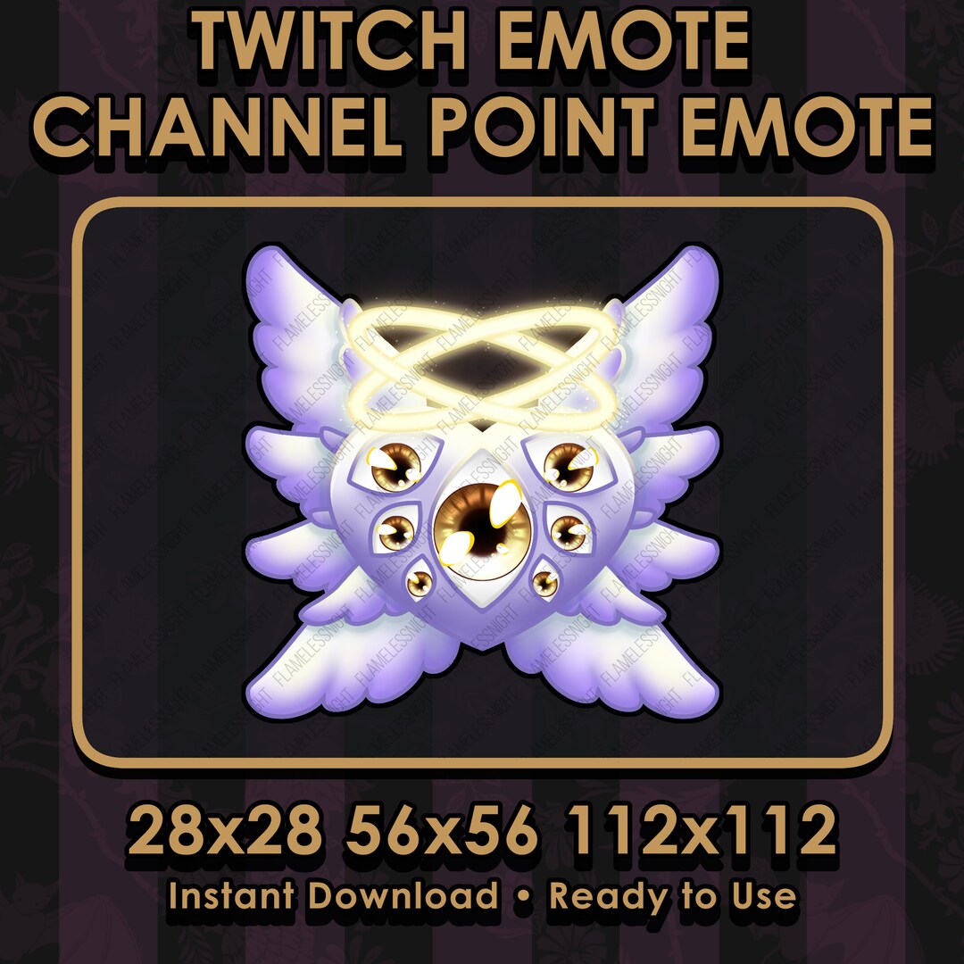 Lilac Angelic Heart 1 Twitch Emote / Channel Point Emote - Etsy