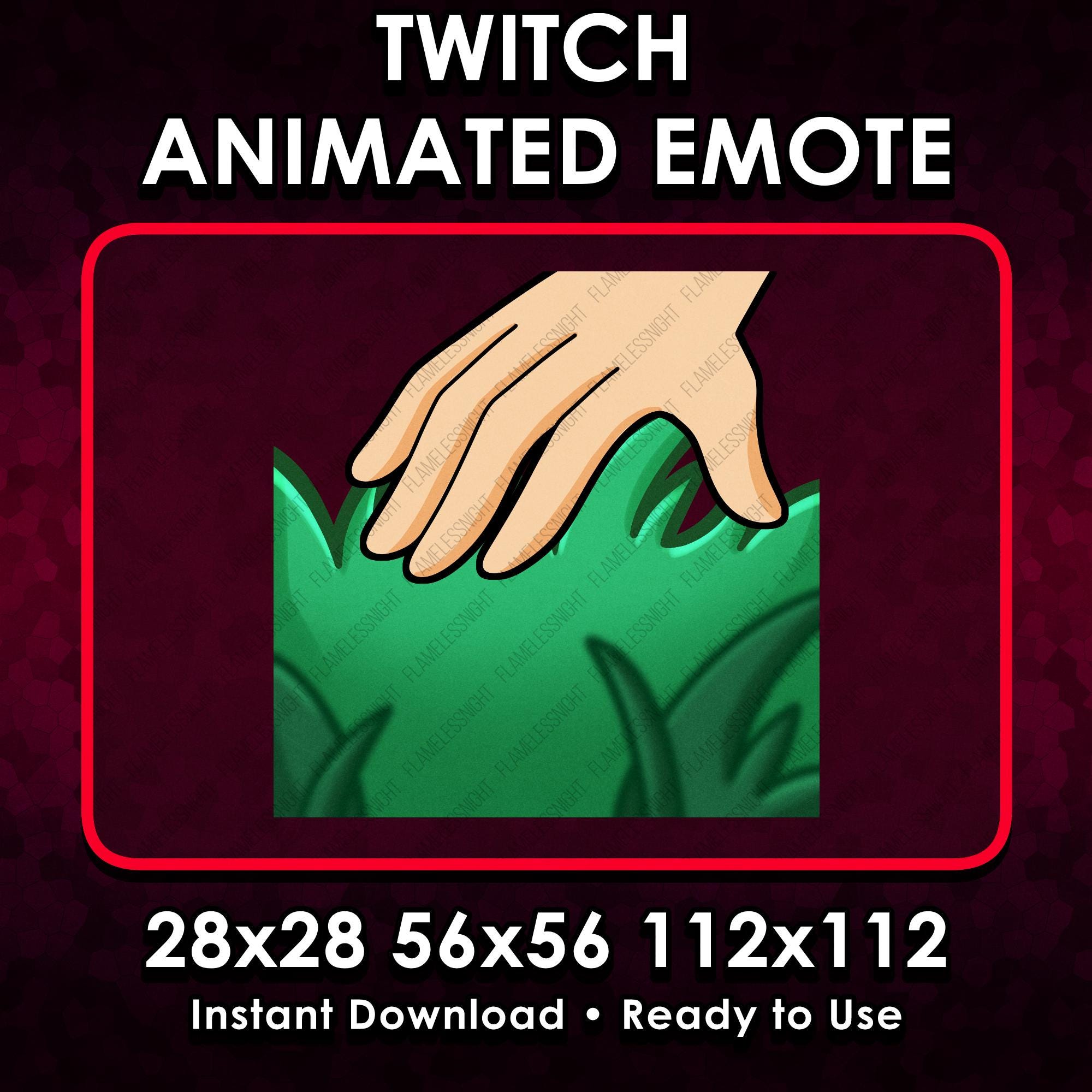 Touch Grass (pale) - Twitch Animated Emote | Twitch Emote | Stream ...