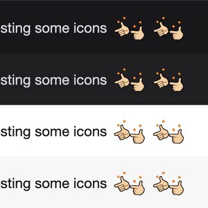 Finger Guns pale 1 Animated Twitch Emote - Etsy