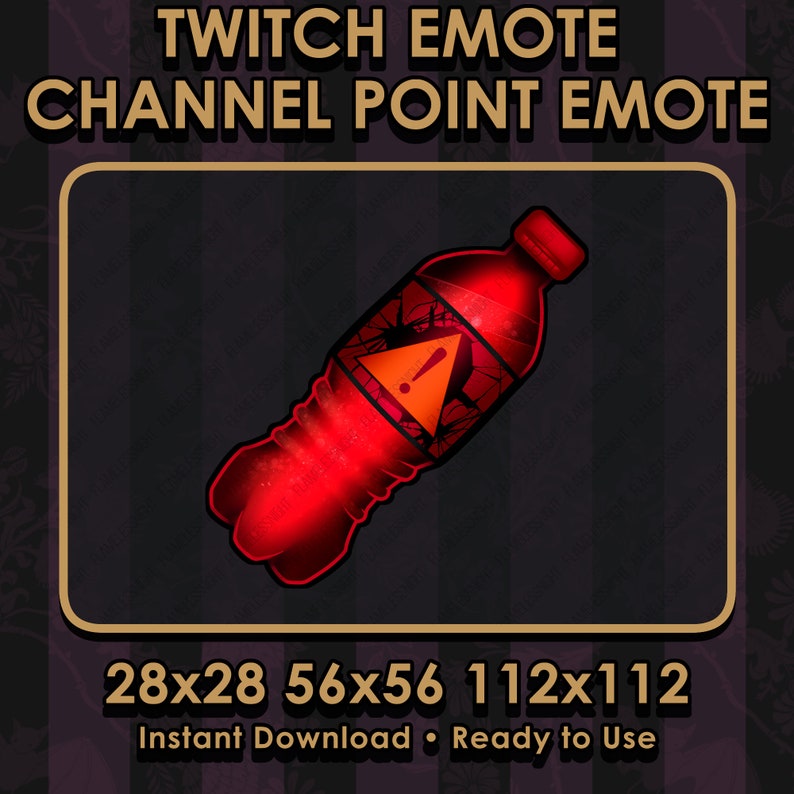 Red Alert Soda 1 Twitch Emote / Channel Point Emote - Etsy