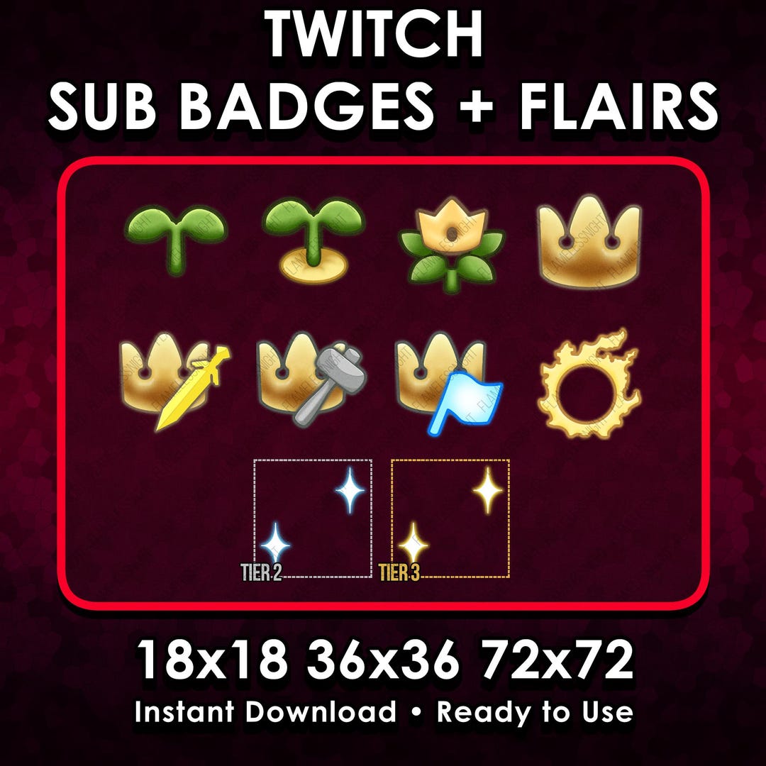 Game Icons FFXIV | Twitch Sub & Flair Badge - Etsy