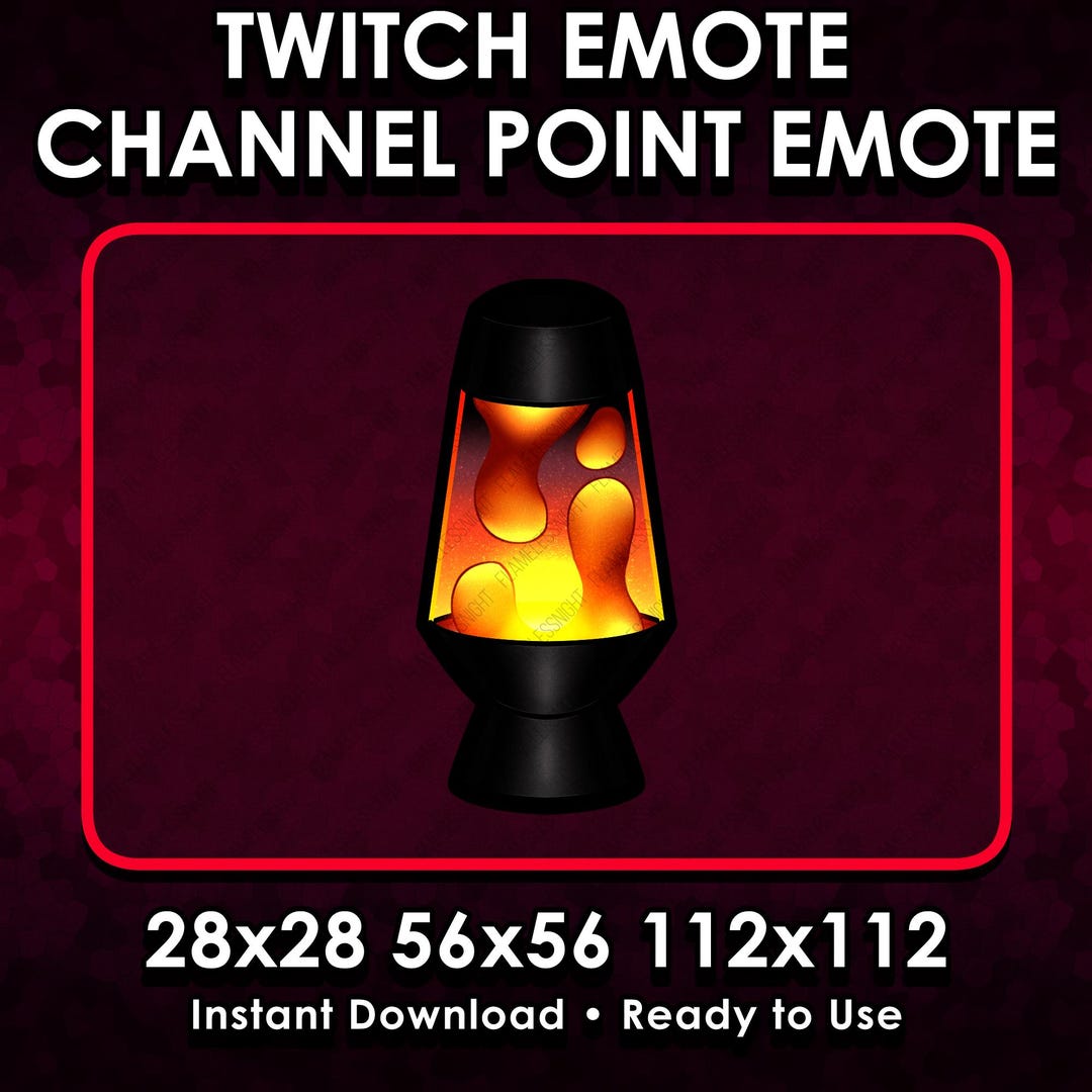 Lava Lamp - Twitch Emote | Twitch Channel Point | Channel Point Redeem ...