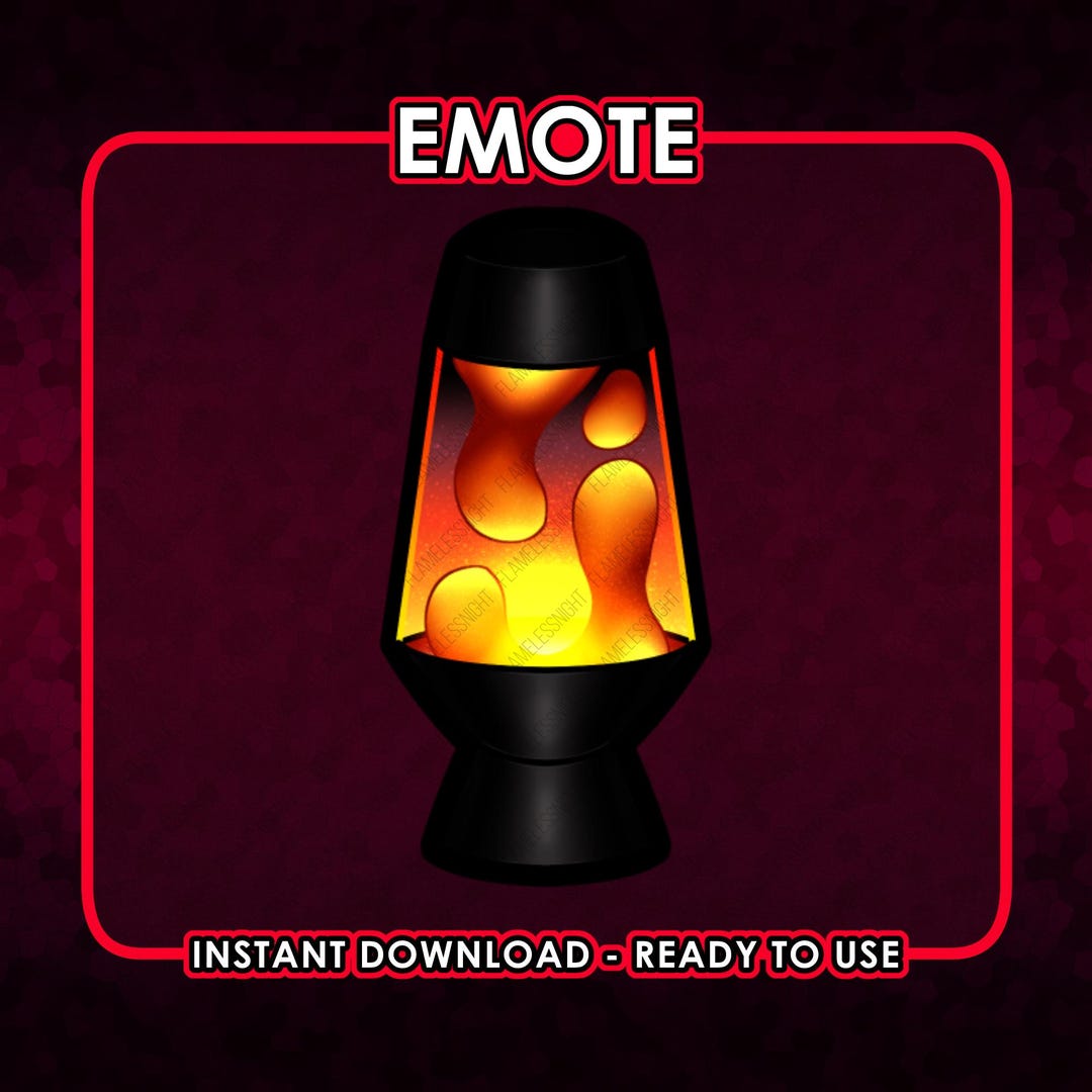 Lava Lamp | Emote & Channel Point Icon | Twitch Discord Youtube Kick - Etsy