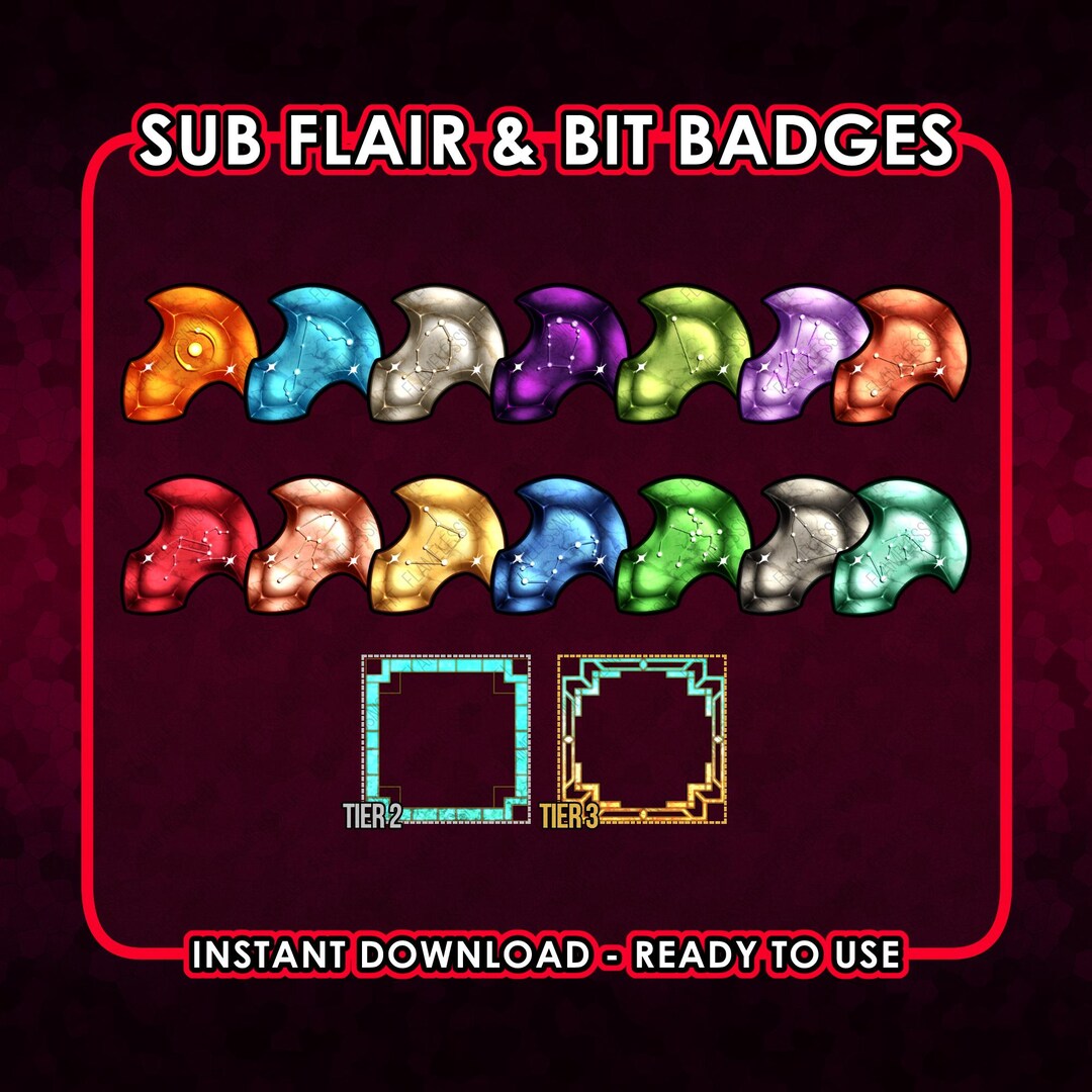 Convocation Crystals FFXIV | Sub Flair Bit Role & Loyalty Badge ...