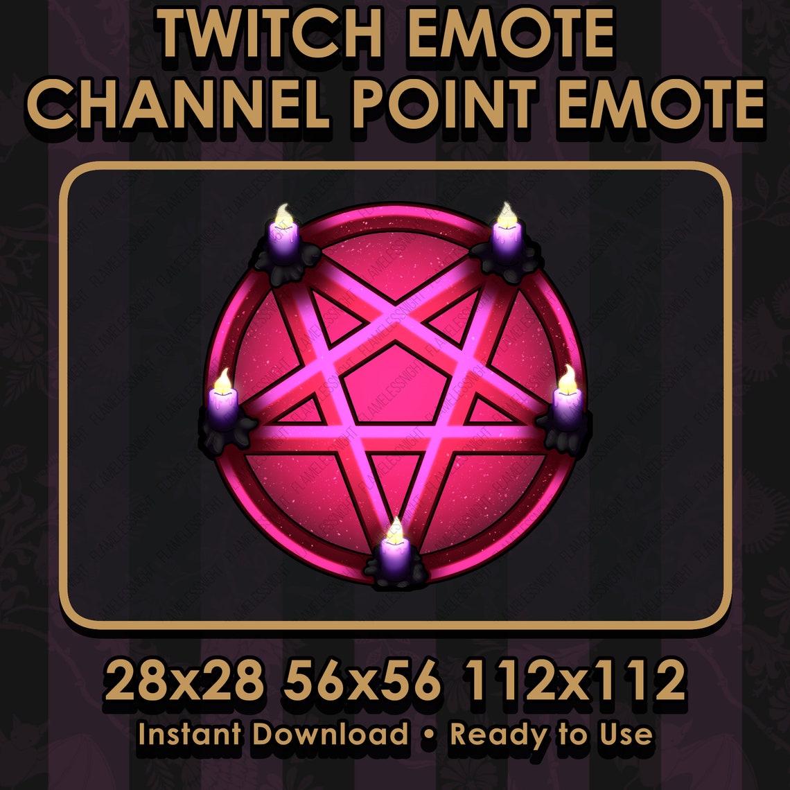 Summoning Circle 1 Twitch Emote / Channel Point Emote - Etsy