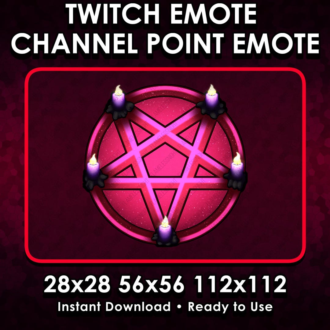 Summoning Circle 1 Twitch Emote / Channel Point Emote - Etsy