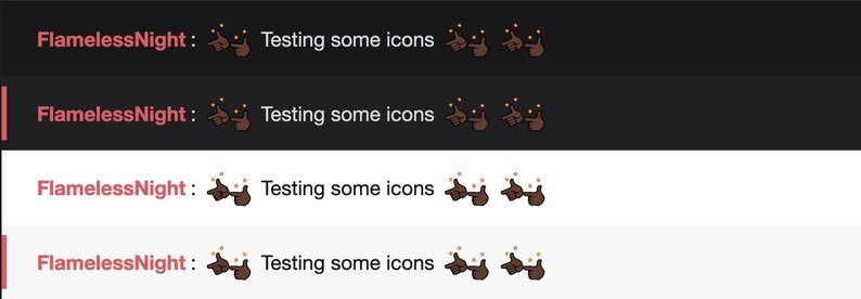 Finger Guns dark 1 Animated Twitch Emote - Etsy