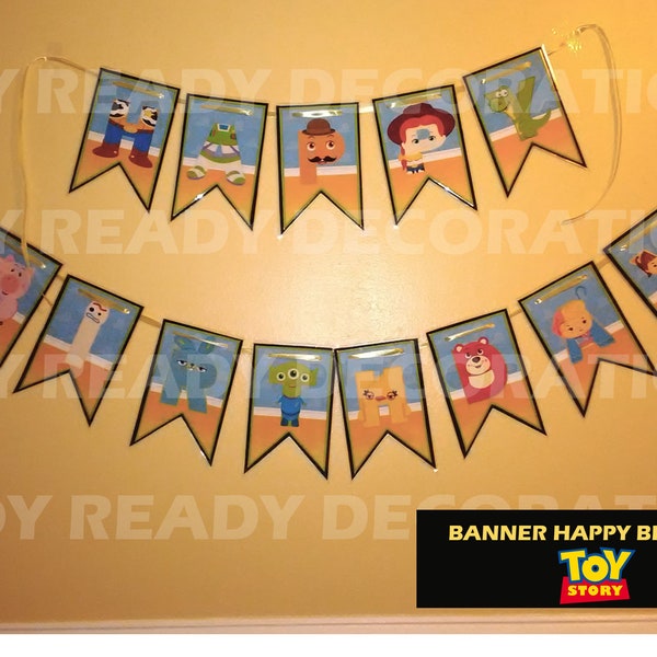 Toy Story Happy Birthday Banner - Etsy