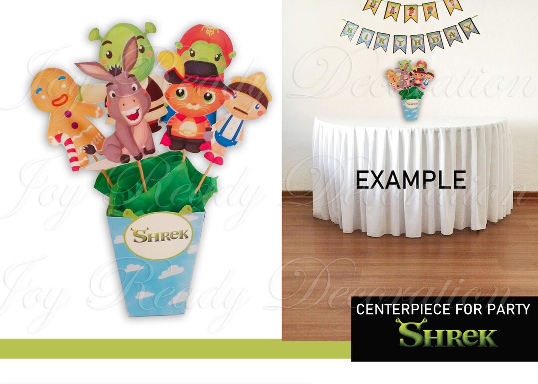 Centerpiece shrek Ready for Decoration - Etsy