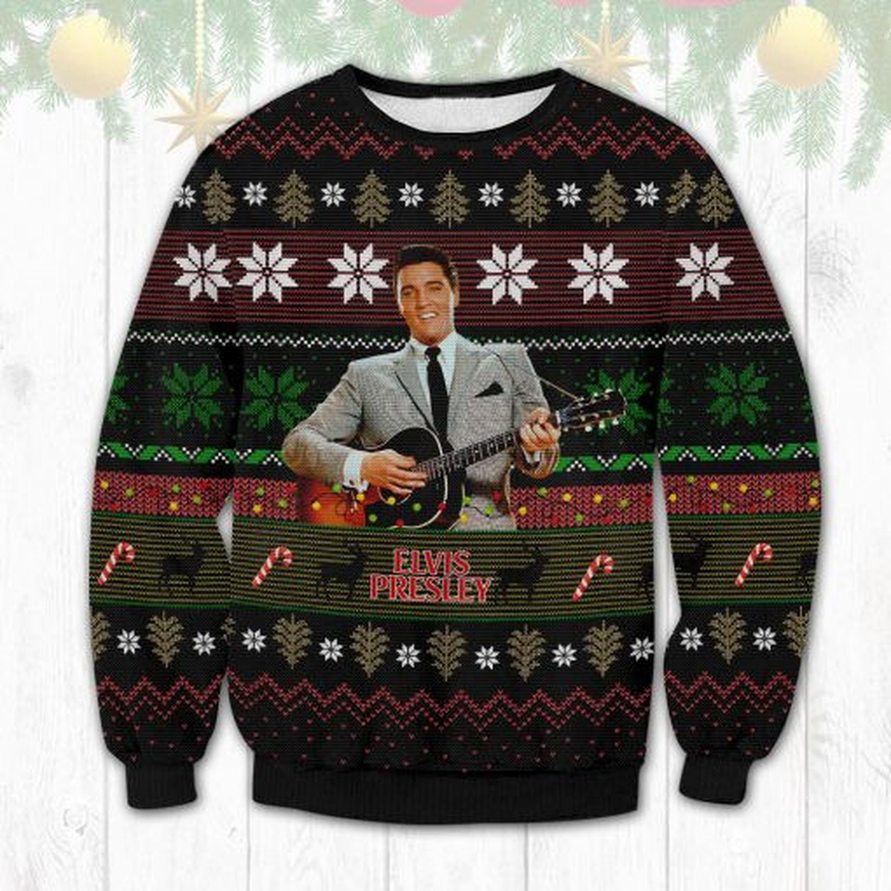 Elvis Presley Ugly Sweater, Elvis Presley Sweatshirt, Rock Band Sweatshirt