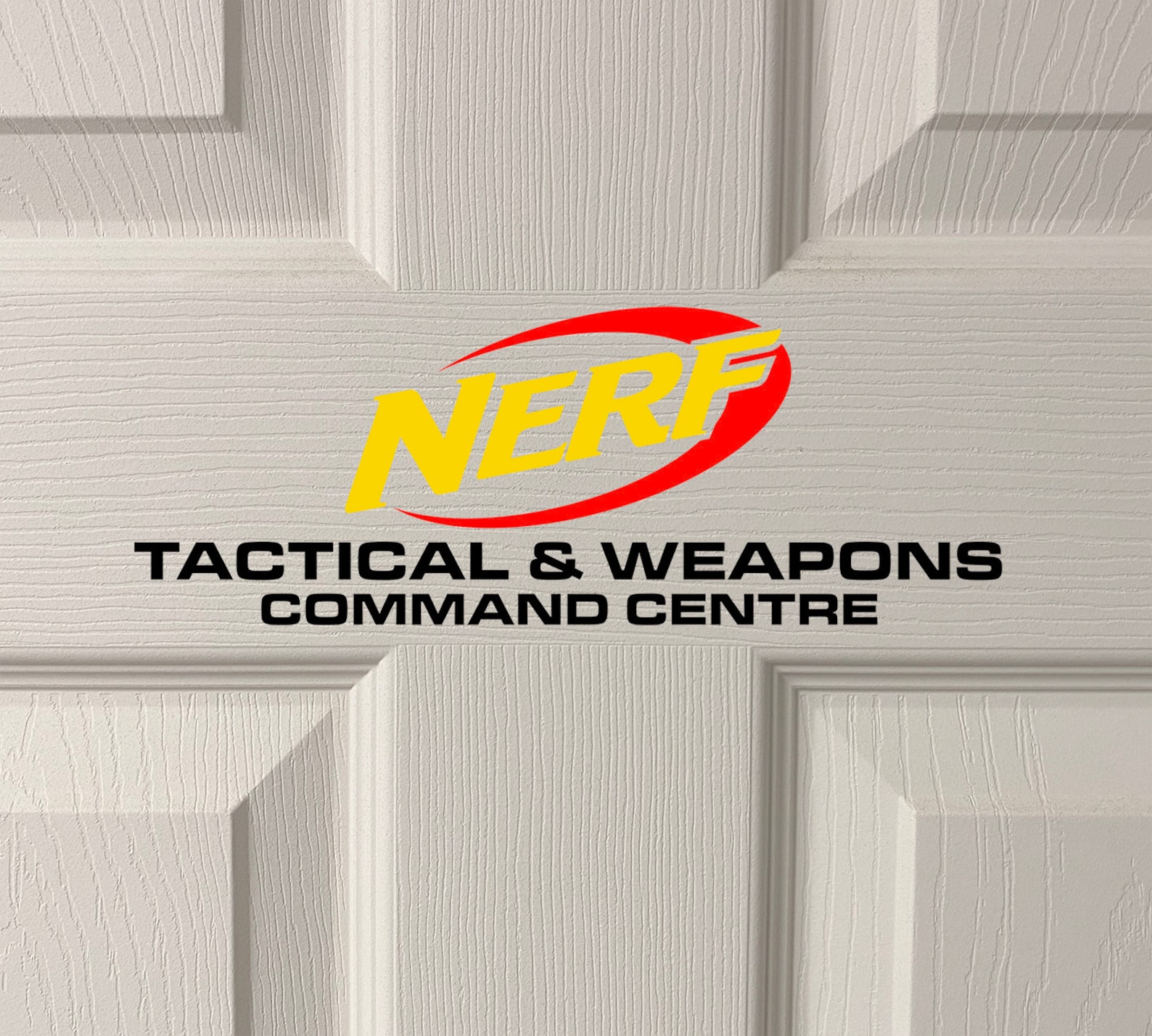 Nerf Blaster Door Vinyl Decal Sticker - Etsy