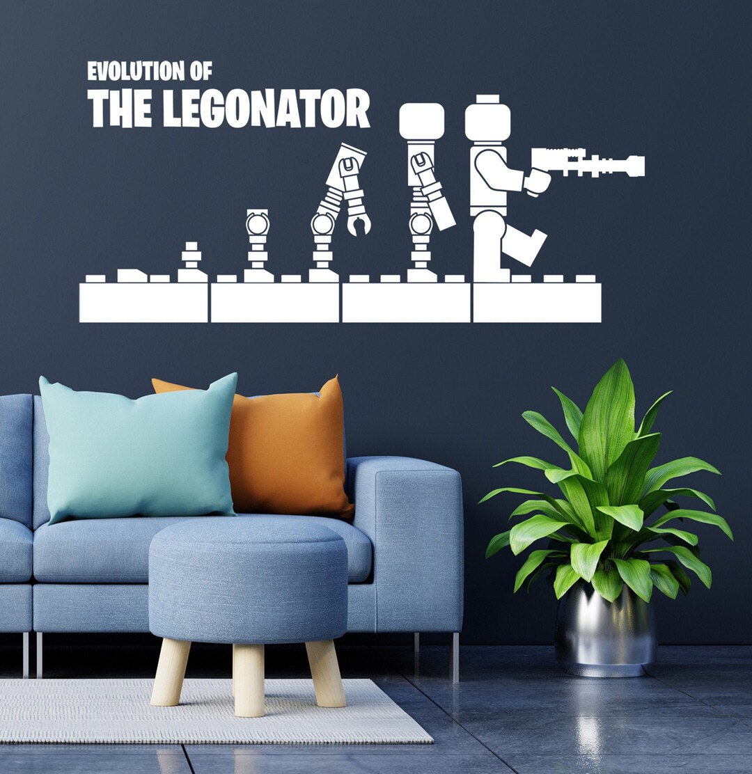 Plastic Brick Evolution the Legonator Vinyl Car/wall Decal - Etsy