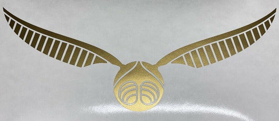 Harry Potter Golden Snitch Vinyl Decal/ Sticker - Etsy UK