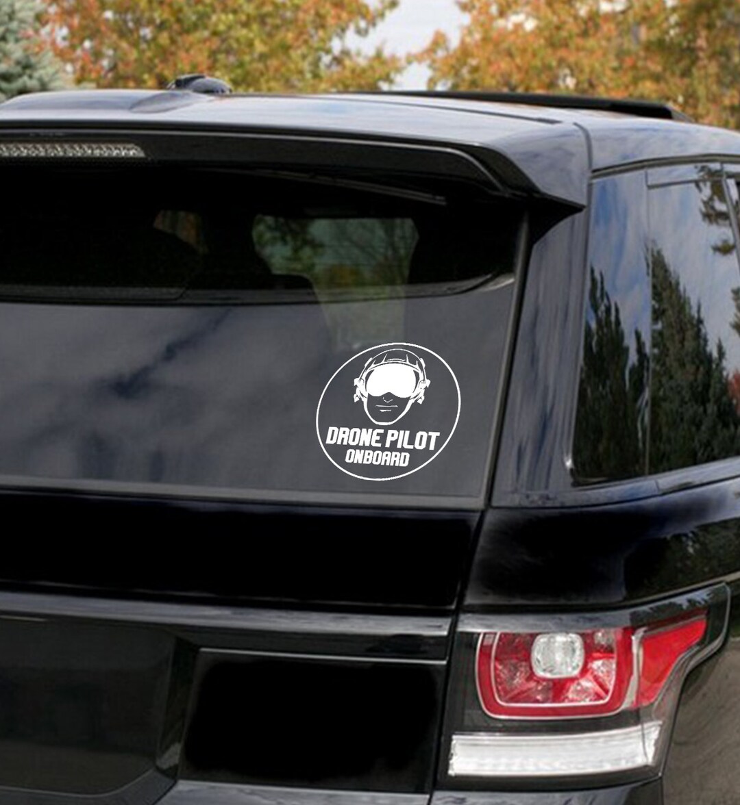 Drone Pilot Car Van Stickers - Etsy